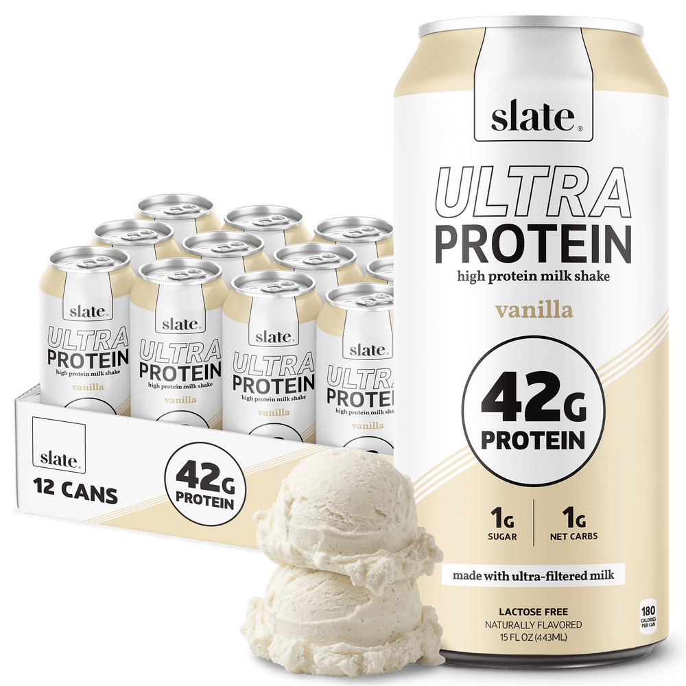 Vanilla Ultra Protein Shake – Slate Milk