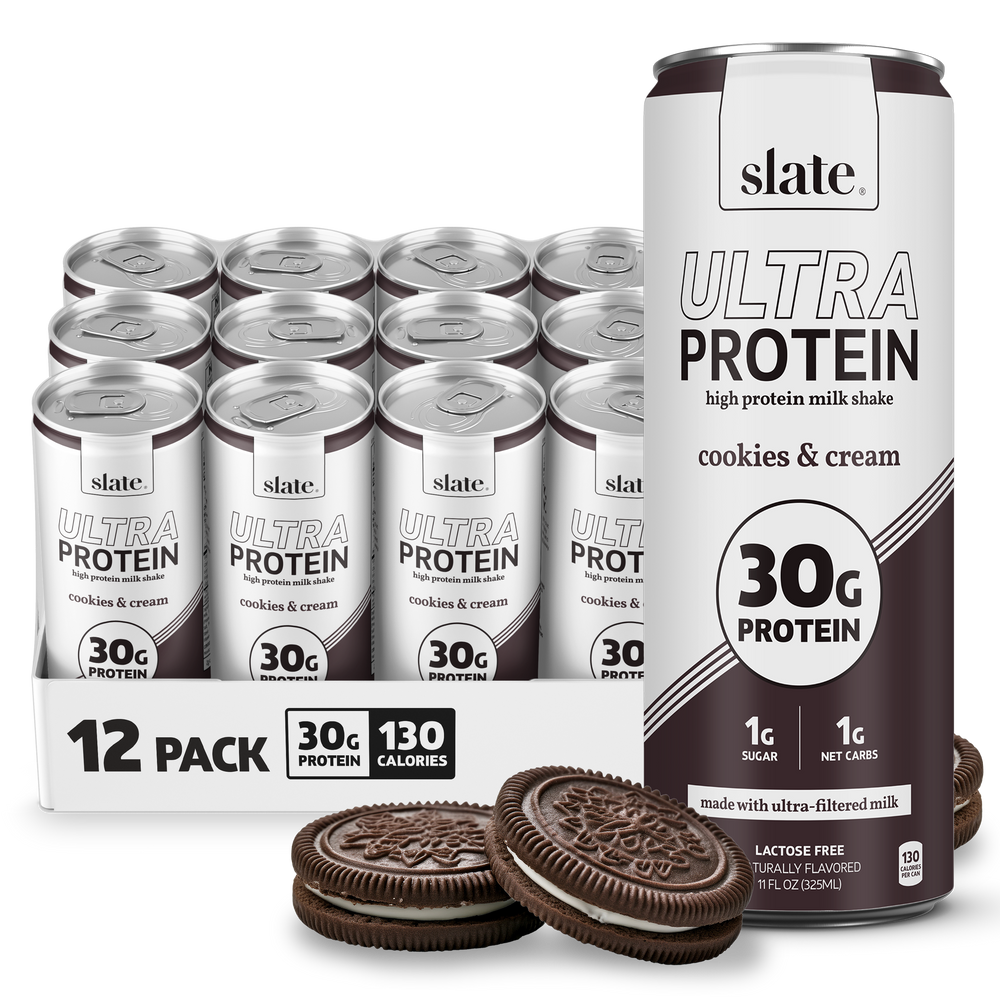 Cookies & Cream 30G Ultra Protein Shake – Slate Milk