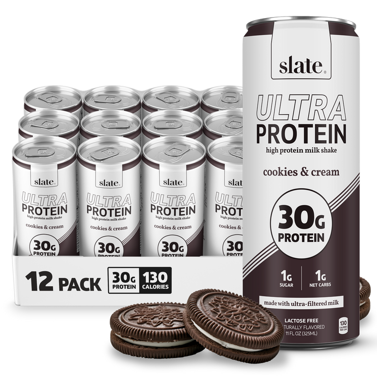 Cookies & Cream 30G Ultra Protein Shake – Slate Milk