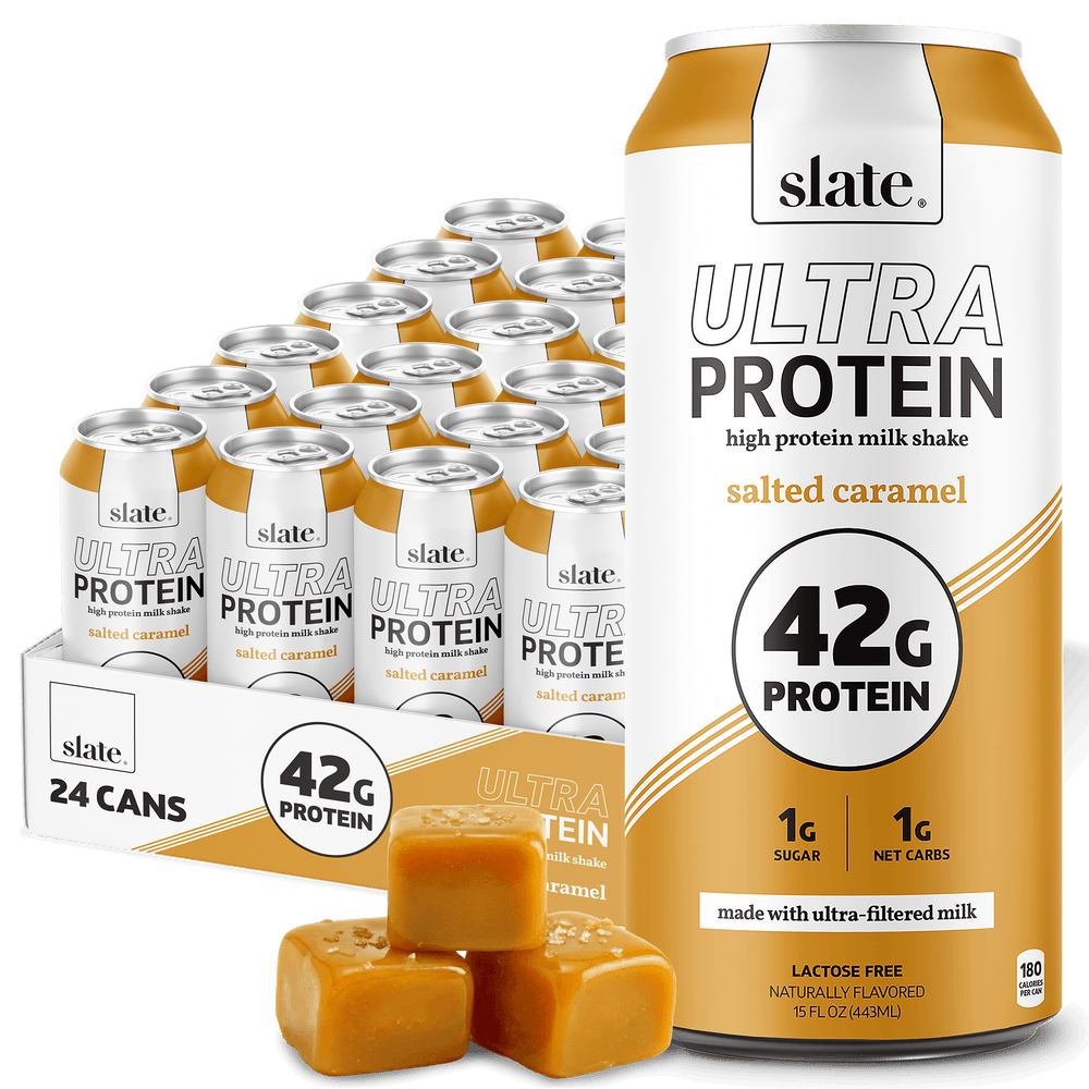 Salted Caramel Ultra Protein Shake – Slate Milk