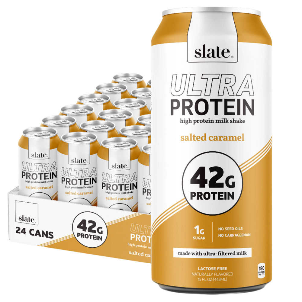 Salted Caramel Ultra Protein Shake – Slate Milk