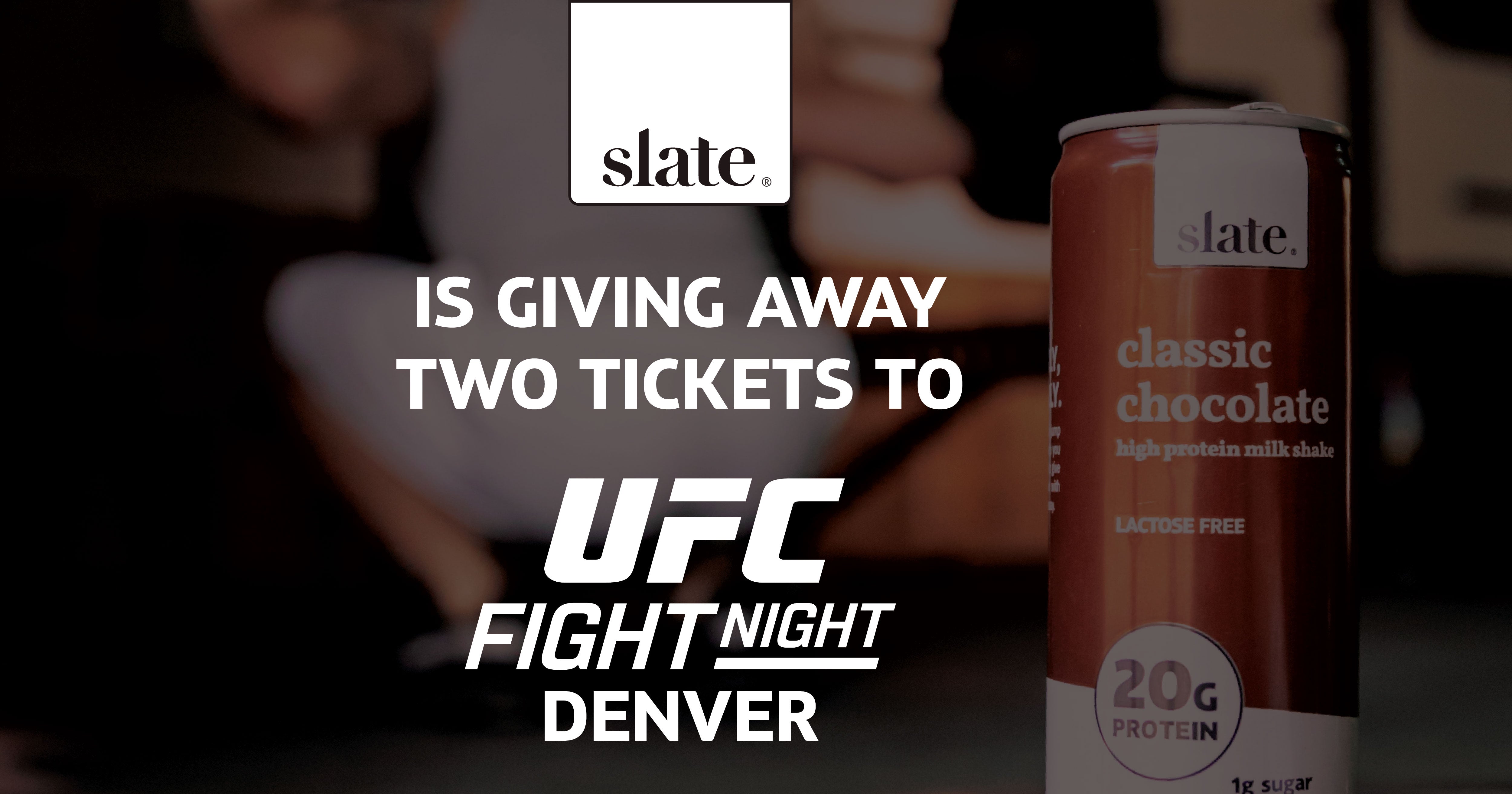 UFC Fight Night Denver – Slate Milk